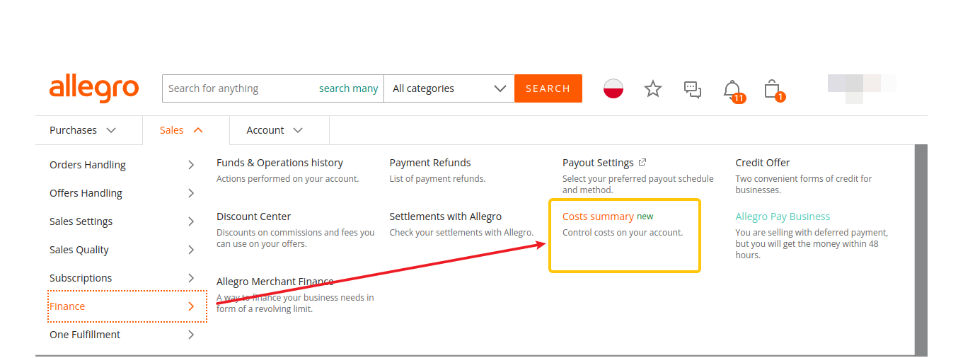 api about “cost summary” · Issue #6428 · allegro/allegro-api · GitHub