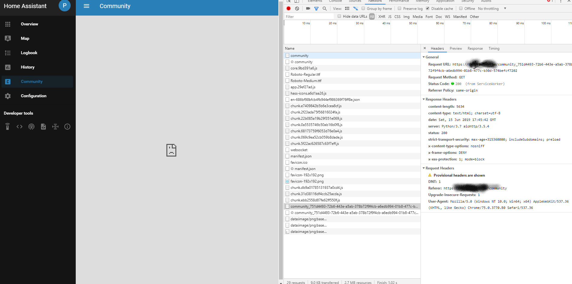 'X-Frame-Options' to 'deny' · Issue #87 · hacs/integration · GitHub