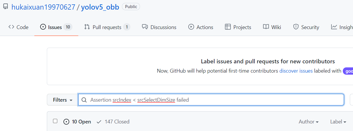 训练报错，thread: [10,0,0] Assertion `srcIndex