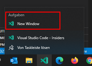 Windows - Taskbar entry context menu is empty · Issue #111177 ...