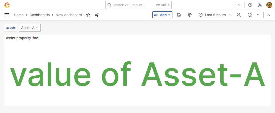 Failed to fetch query data when a template variable of assets was selected as multiple items or ...