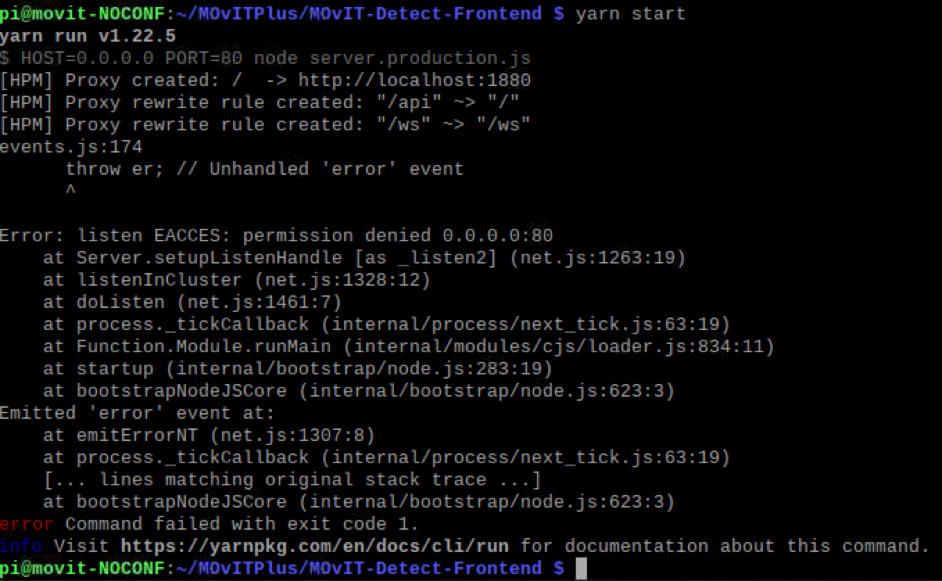 Connection to web interface instable via wifi (not access point ...