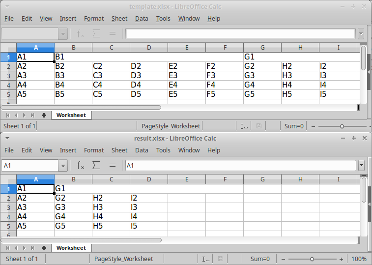 Removing columns containing merged columns · Issue #282 · PHPOffice/PhpSpreadsheet · GitHub
