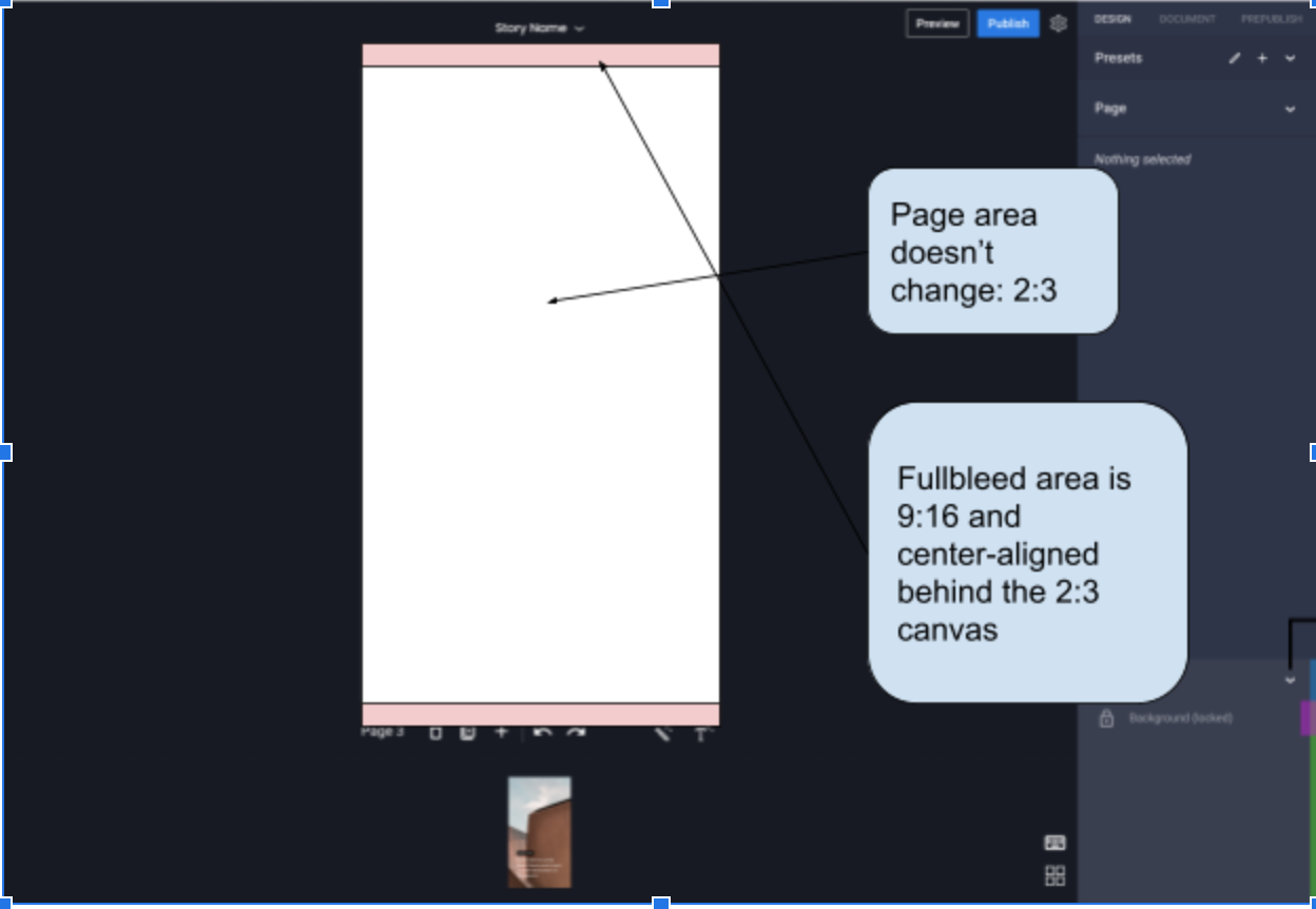 Fullbleed and safe zones in the editor · Issue #1244 · GoogleForCreators/web-stories-wp · GitHub