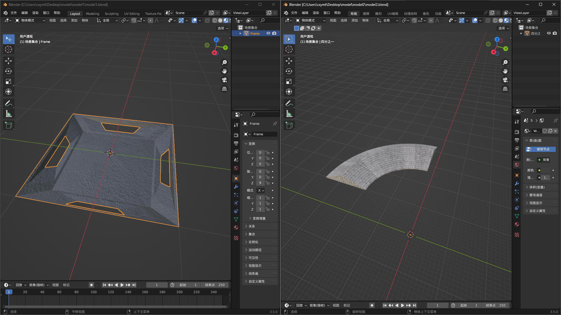 Blender model doesn't have materials imported unless using Principled BSDF (due to glTF exporter ...