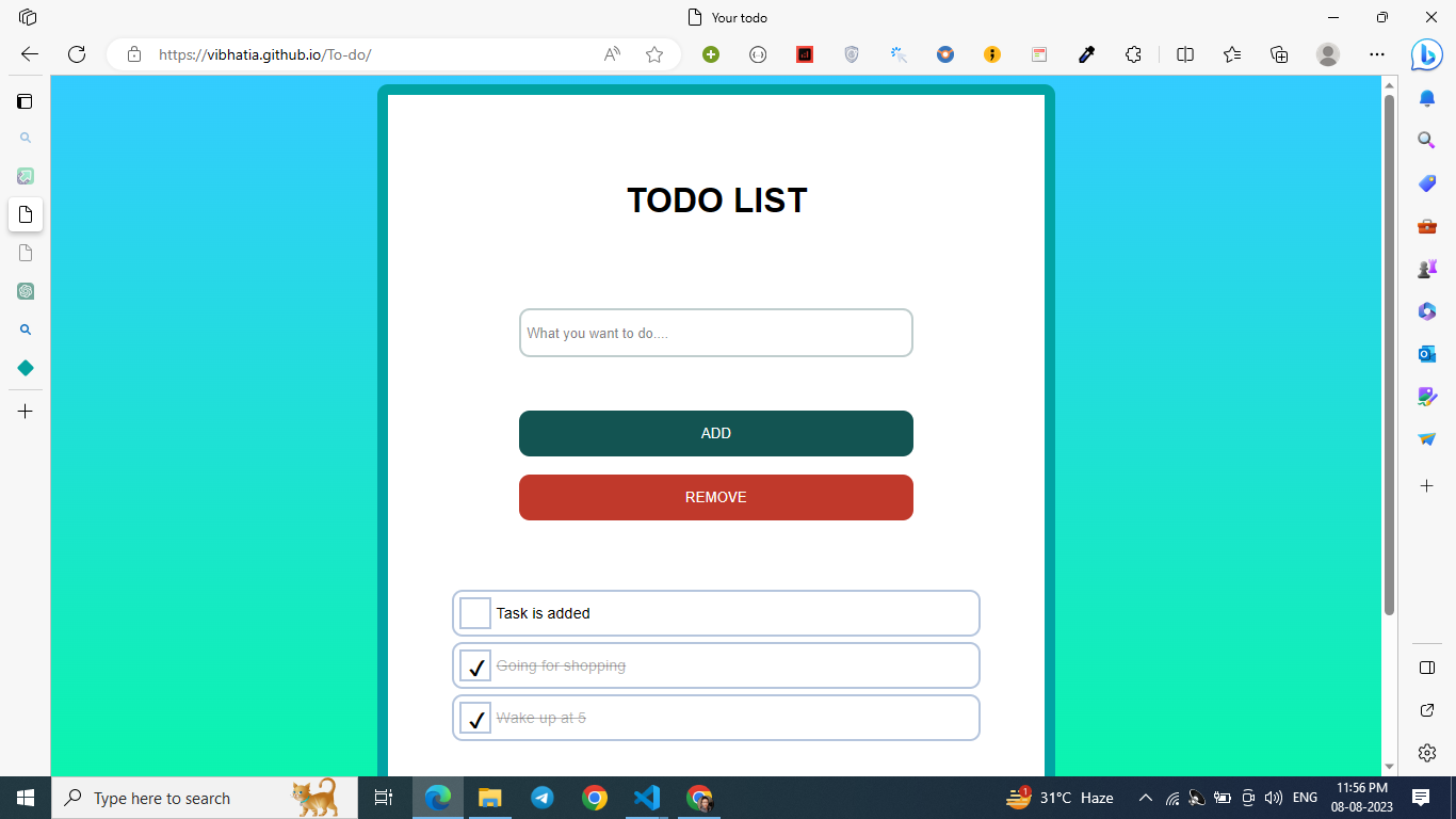 GitHub - Vibhatia/To-do