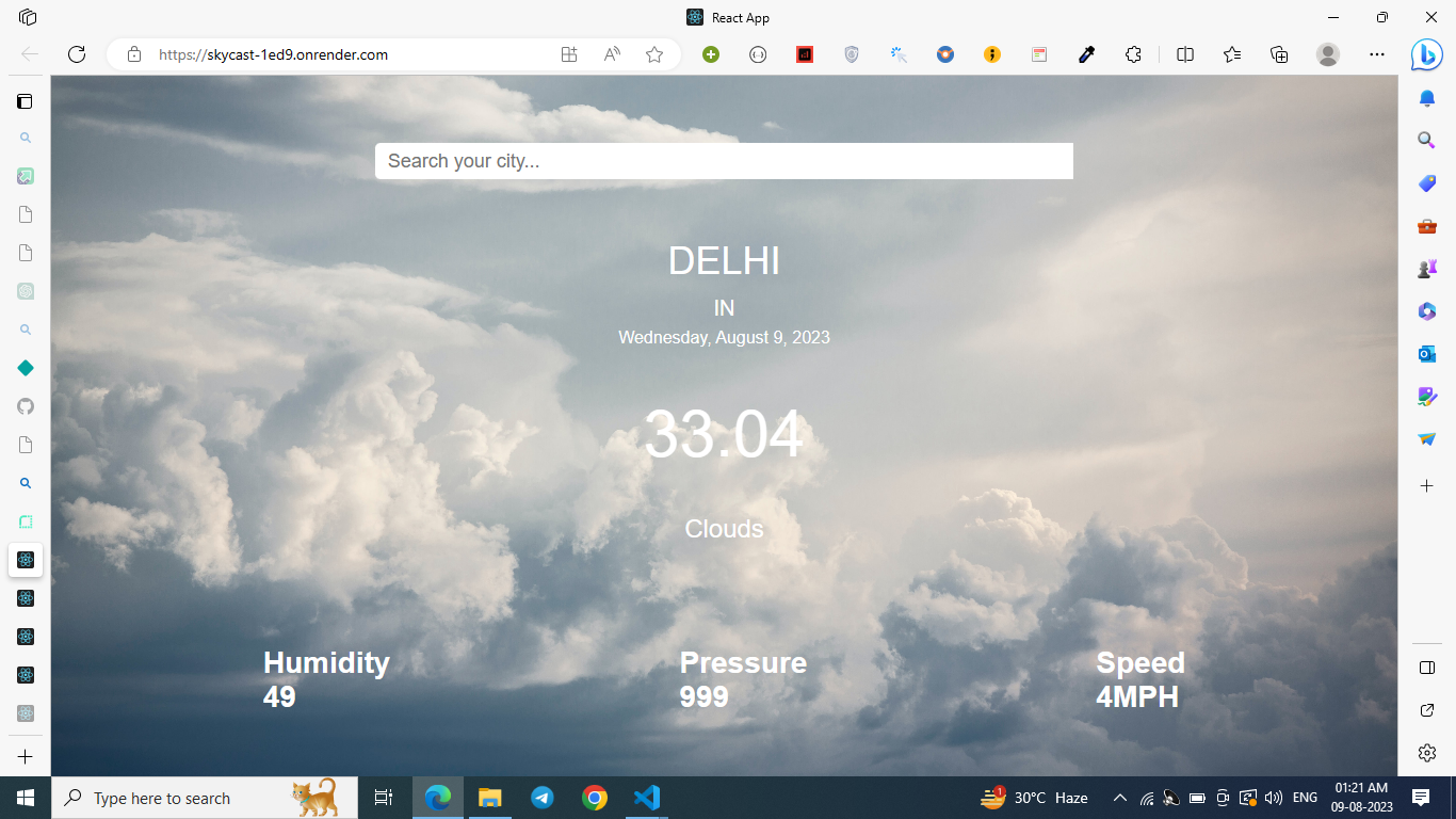 GitHub - Vibhatia/Appweather