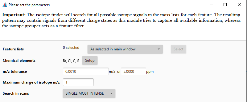 ISOTOPE PATTERN FINDER and SIRIUS results visualization · Issue #613 ...