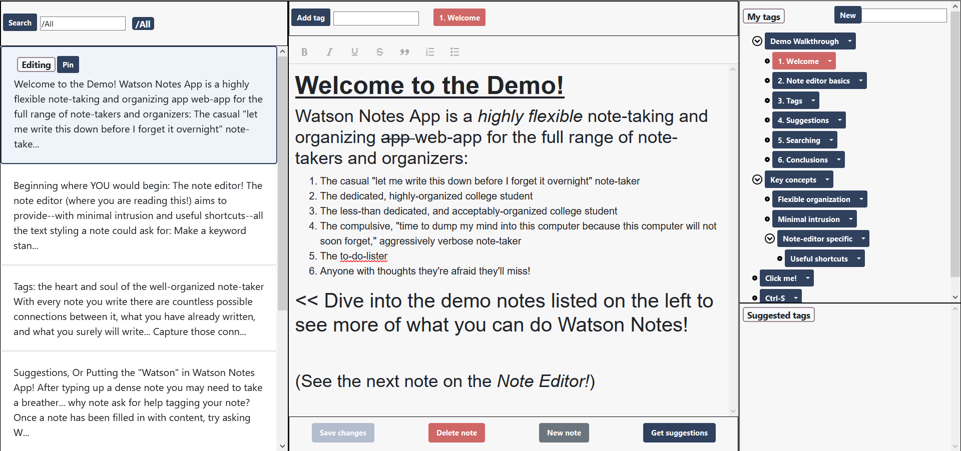 GitHub - las3qj/watson-notes-app: A note editing and organizing app for ...