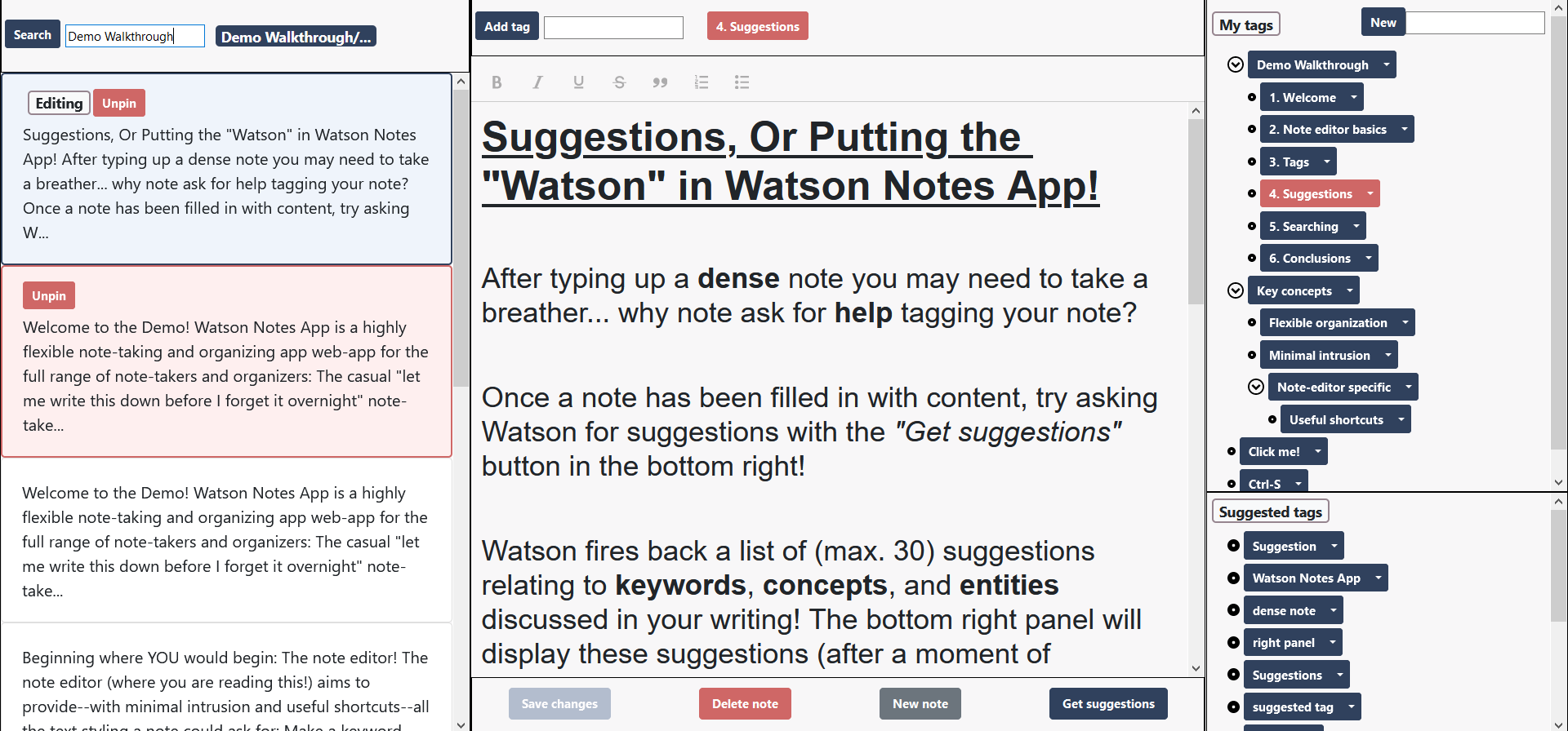 GitHub - las3qj/watson-notes-app: A note editing and organizing app for ...