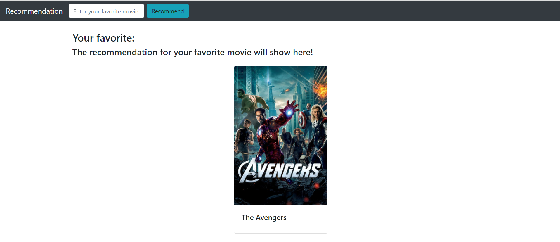 GitHub - ddlg3003/MachineLearningProject: Basic Movie Recommendation web