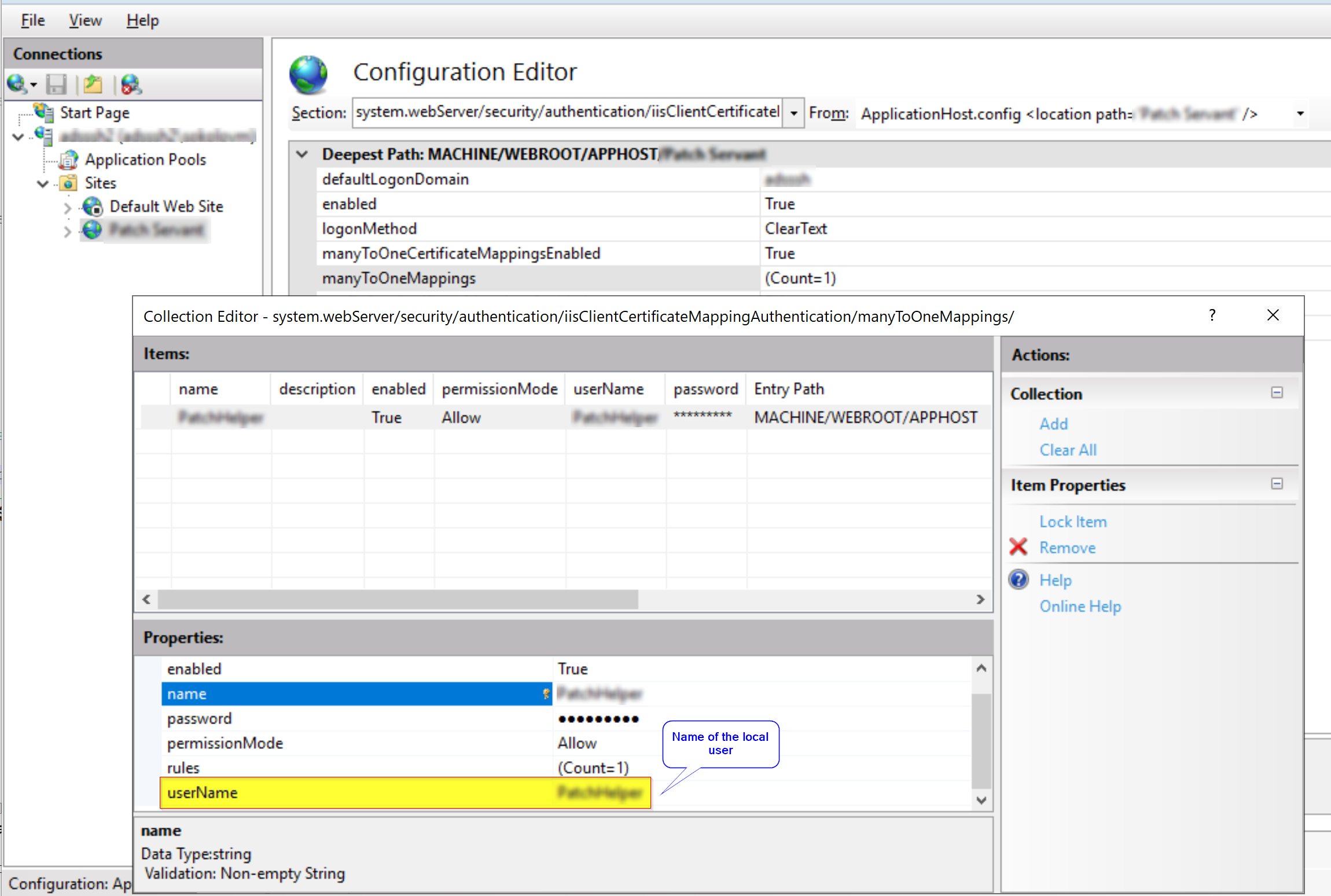 AllowClientCertificate doesn't work when hosting on IIS with certificate authentication enabled ...