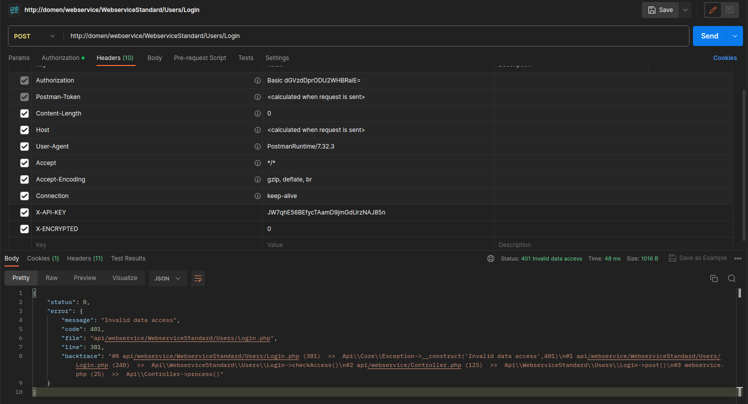 API authorization fail · Issue #17202 · YetiForceCompany/YetiForceCRM · GitHub