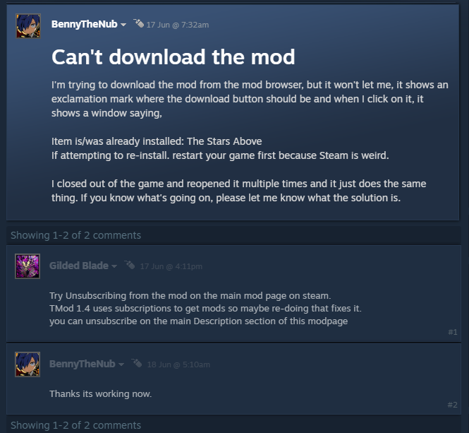 Can't delete mods / Unexpected behavior when deleting mods · Issue #2567 · tModLoader/tModLoader ...