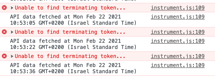 Liquidity History fails: Unable to find terminating token... · Issue #1071 · bancorprotocol ...