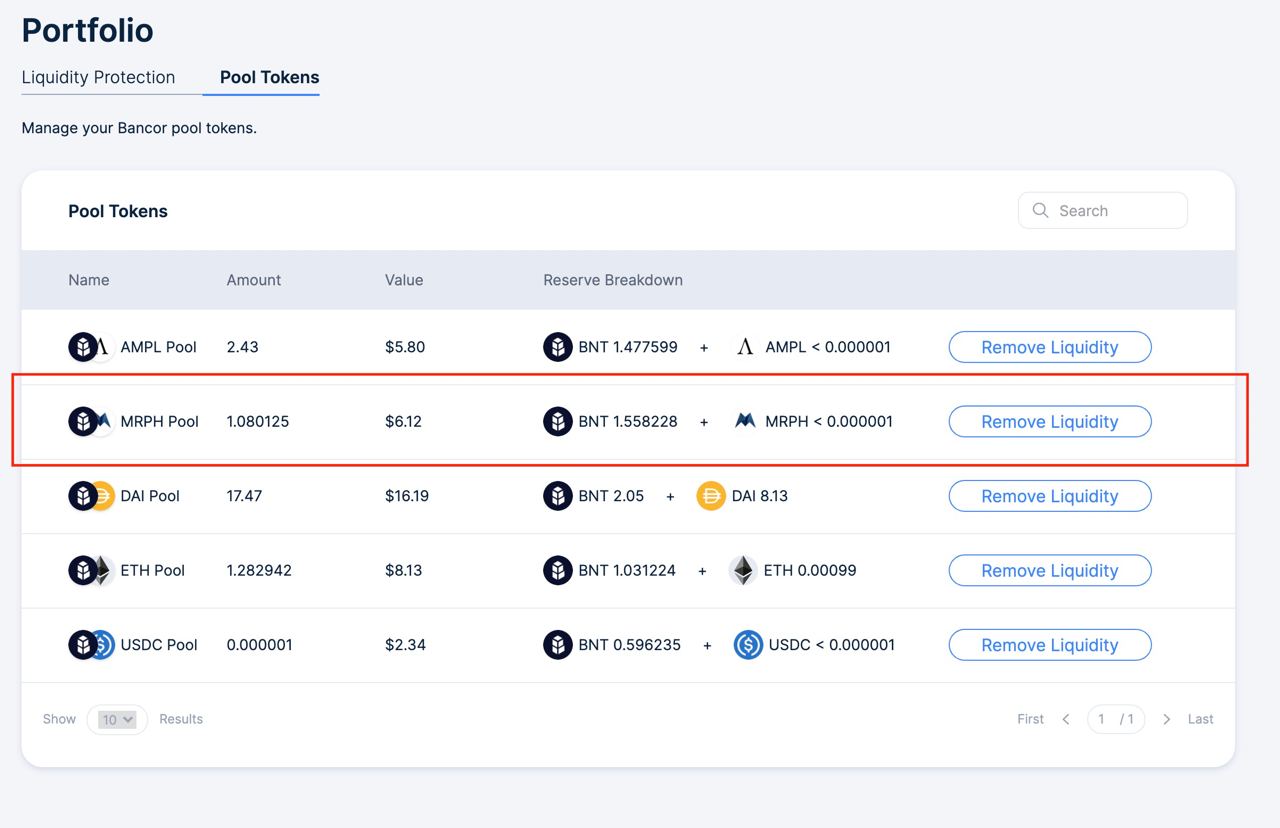 portfolio - pool tokens · Issue #413 · bancorprotocol/webapp-v2 · GitHub