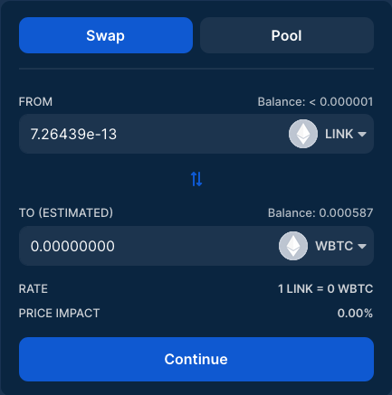 Remove all liquidity for small numbers · Issue #3 · bancorprotocol/webapp · GitHub