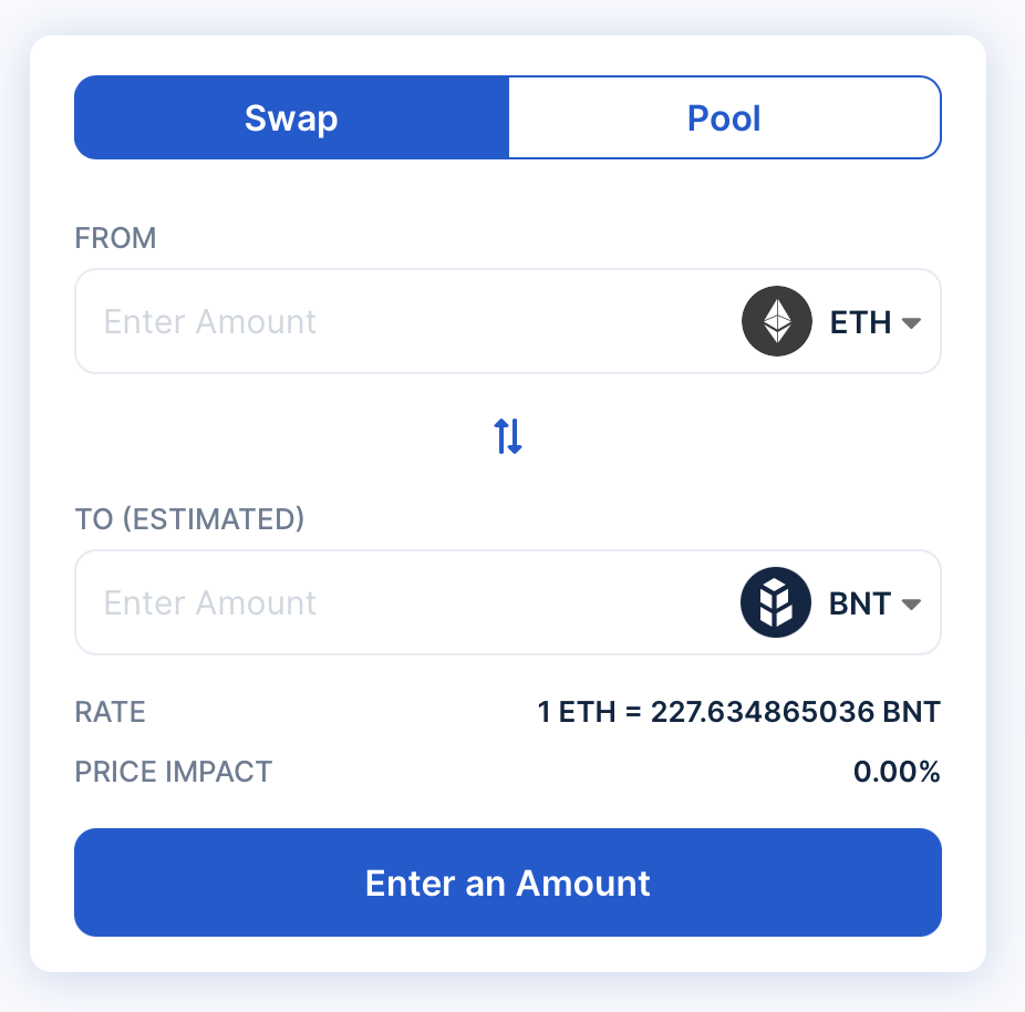 UI - Swap · Issue #35 · bancorprotocol/webapp · GitHub