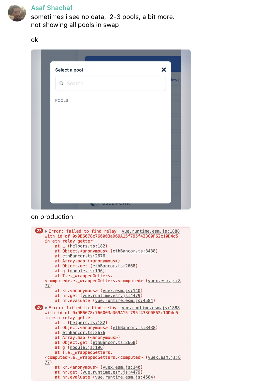 App Doesn T Load Data Correctly On Refresh · Issue 306 · Bancorprotocol Webapp · Github