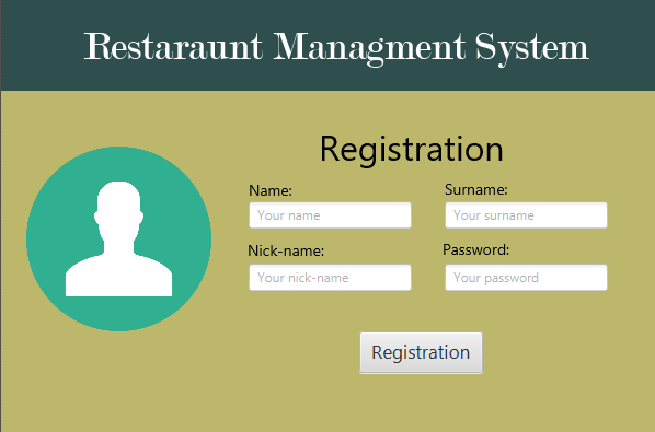 GitHub - MaksimLik/Restaurant-Application
