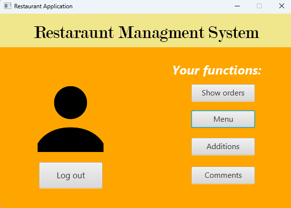 GitHub - MaksimLik/Restaurant-Application