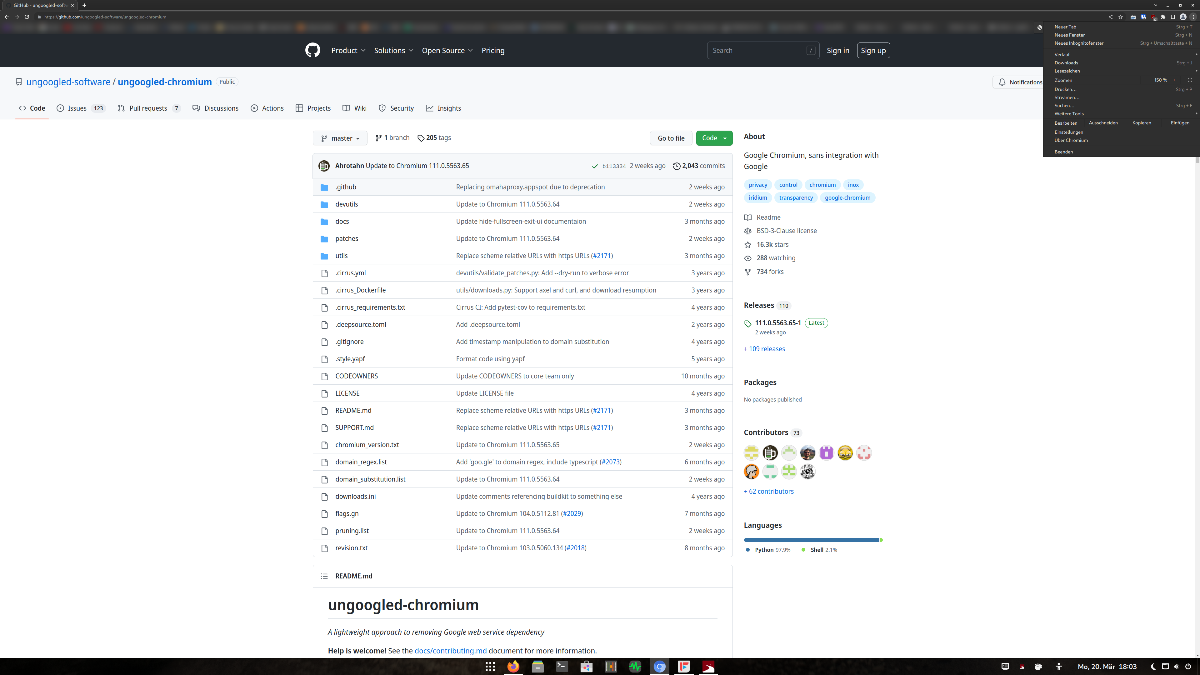 System font scaling being ignored, text too small as result · Issue #2272 · ungoogled-software ...
