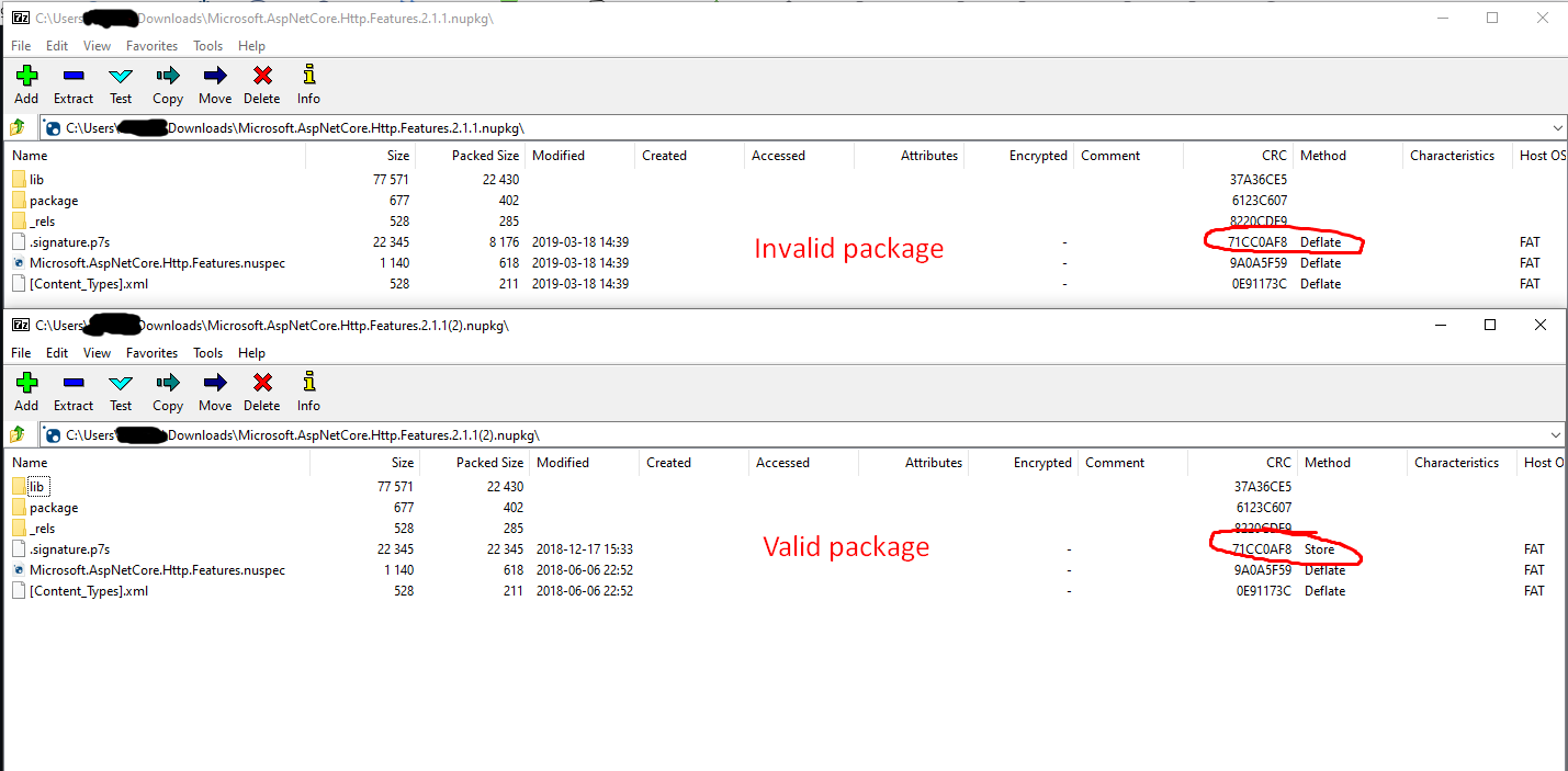 [bug] Nuget Exe Doesn T Support Signatures Compressed With Deflate Method · Issue 11861