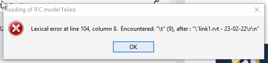 A Tab T In A Text Parameter Value Seems To Create Corrupt Ifc File