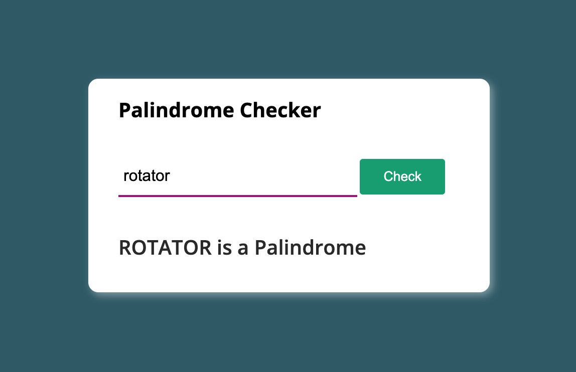 GitHub - liloby/PalindromeChecker