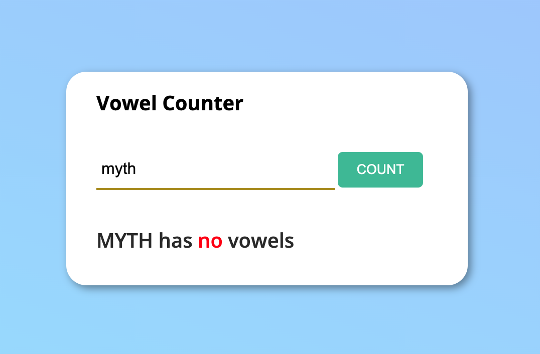 GitHub - liloby/VowelCounter