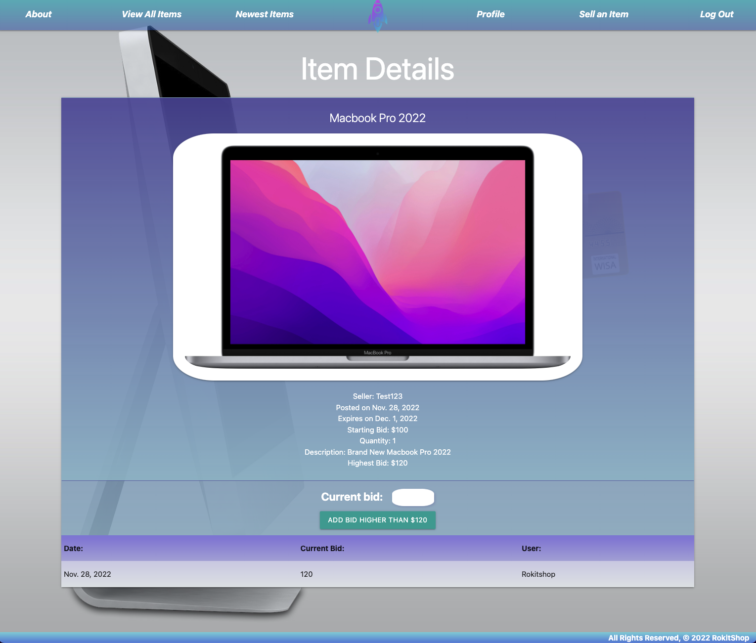 GitHub - liloby/rokitshop: Web Shopping App