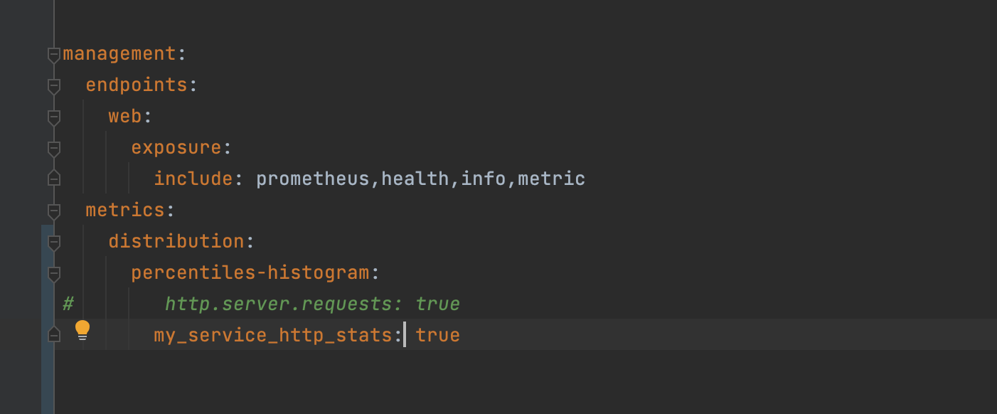 By changing default name of metric, histogram metrics stops getting ...