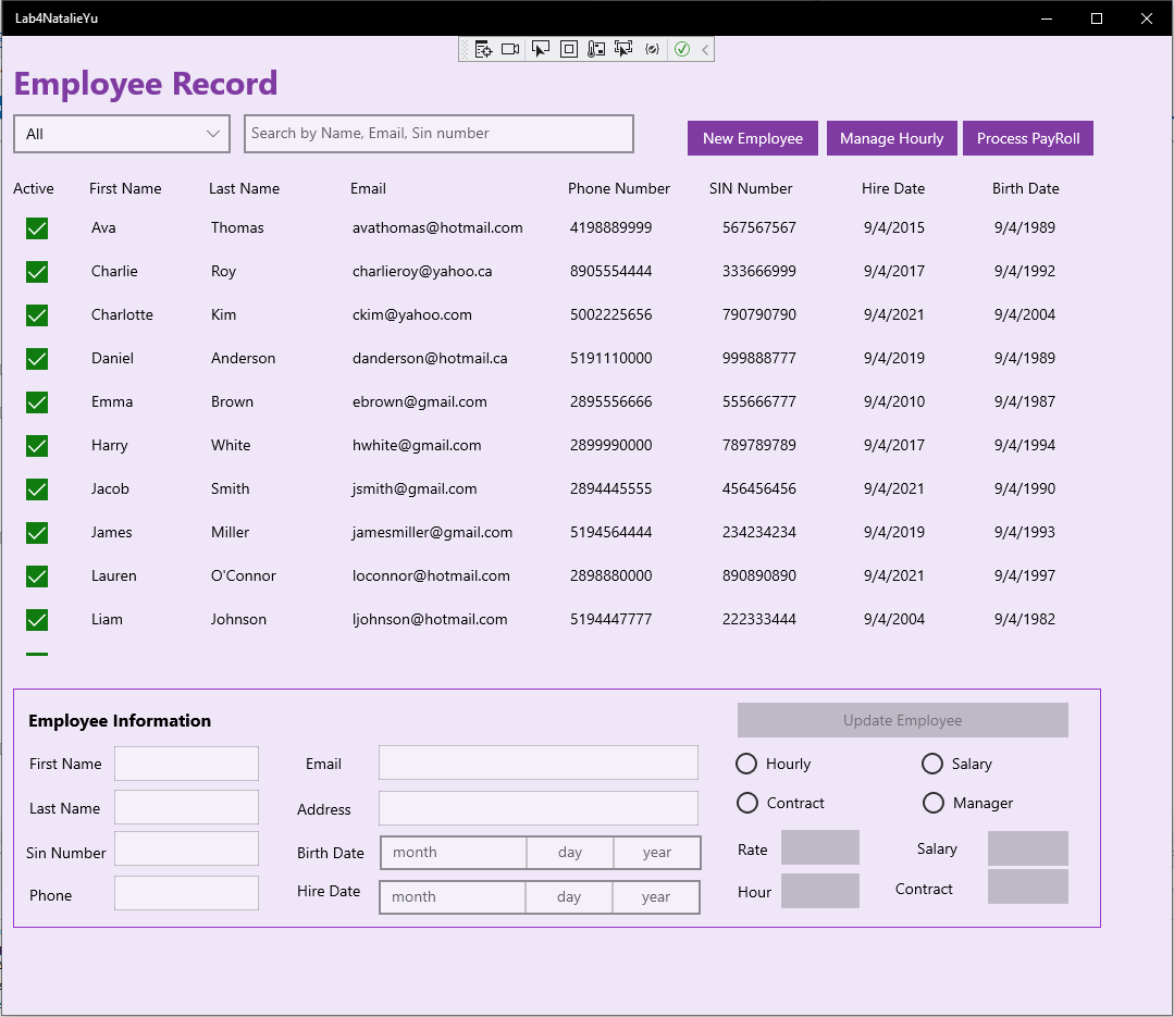 GitHub - natalieyu30/Employees_control: Make employees Hourly, Salary, Manager, Contract classes ...