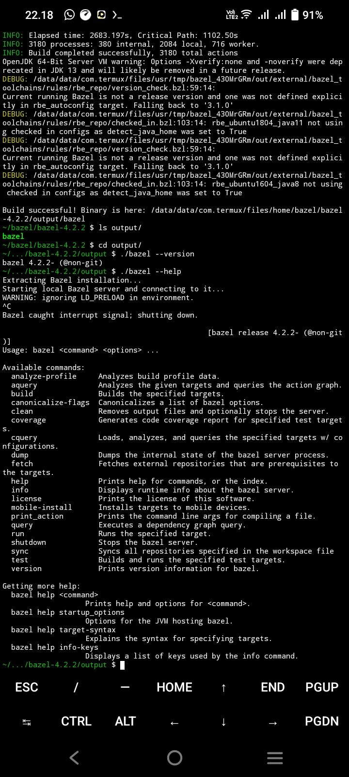 Build Bazel · termux termux-packages · Discussion #14607 · GitHub
