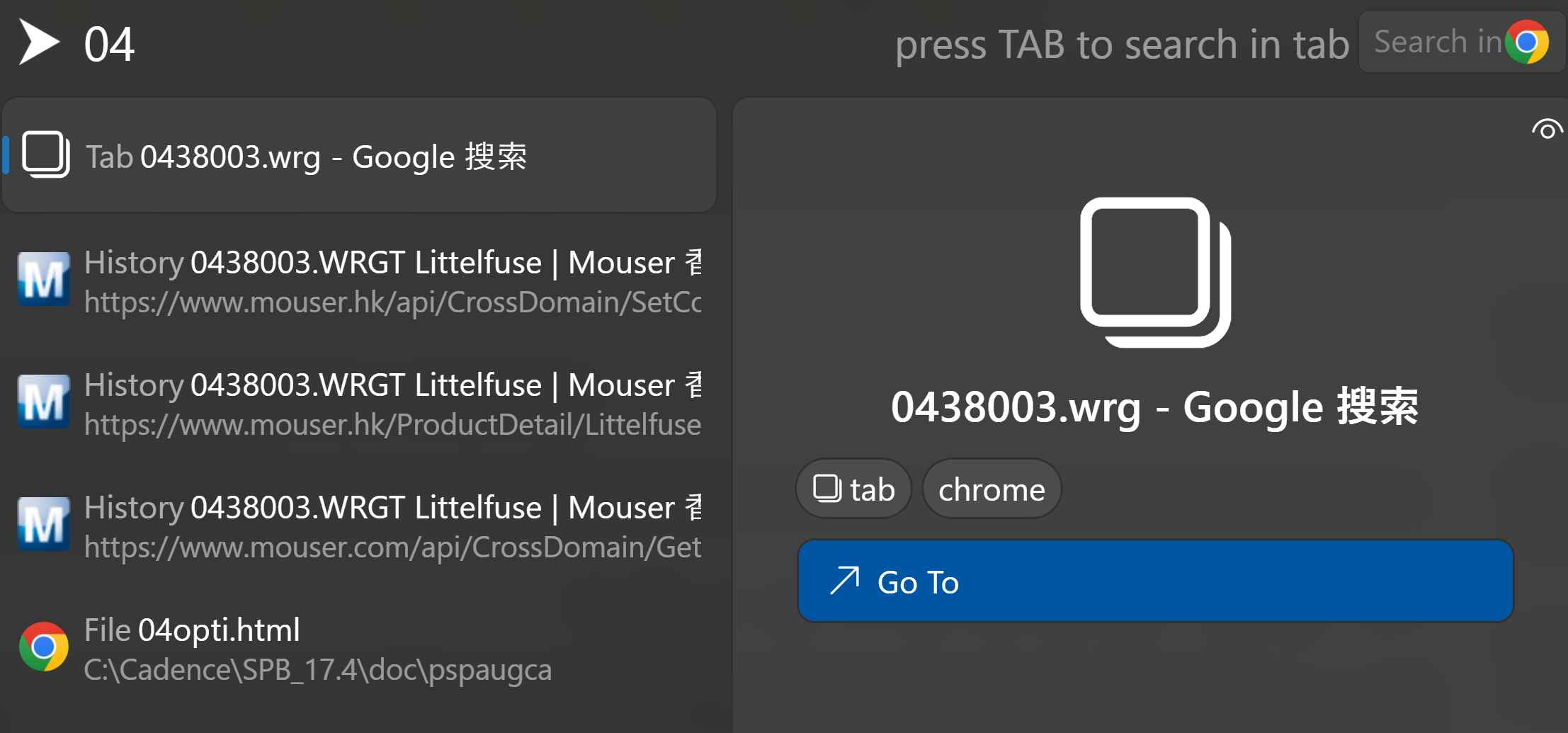 In-app search don't clear the search tags · Issue #601 · adirh3/Fluent-Search · GitHub
