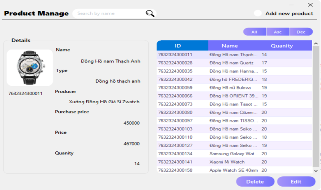 GitHub - PhatNguyen2k2/Watch-store-manage: A .NET desktop app big exercise