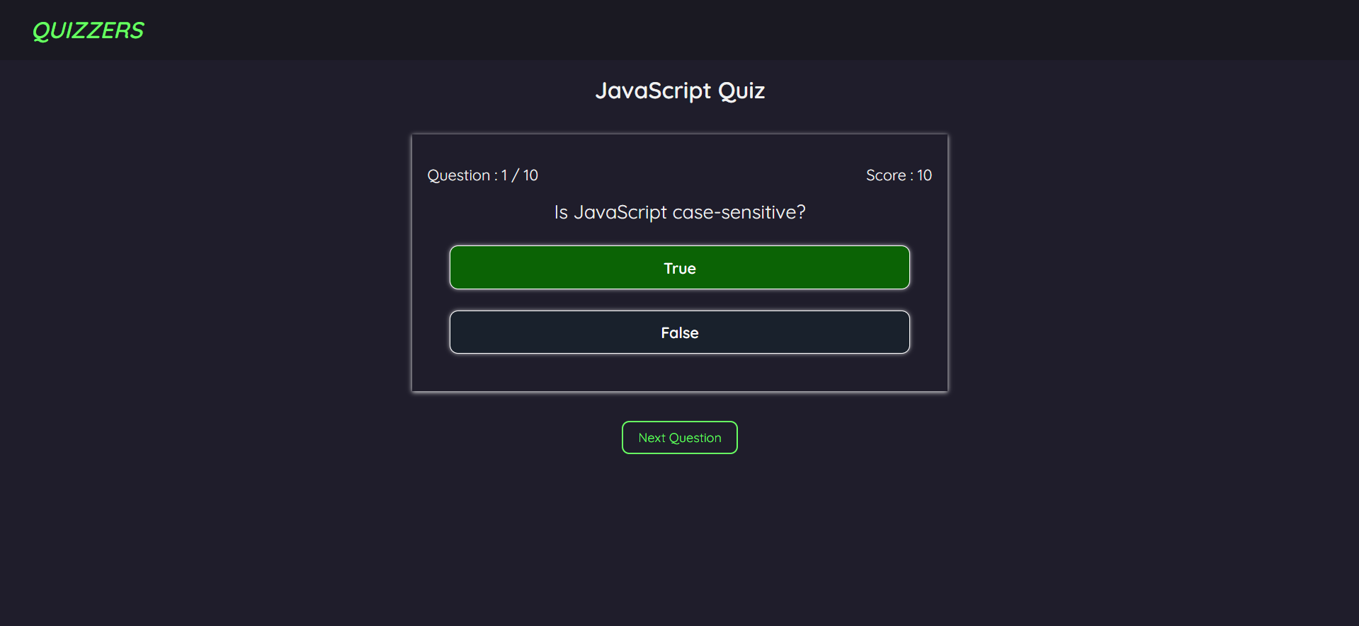 GitHub - srv-pranjal/quizzers: A Web based Quiz Application for ...
