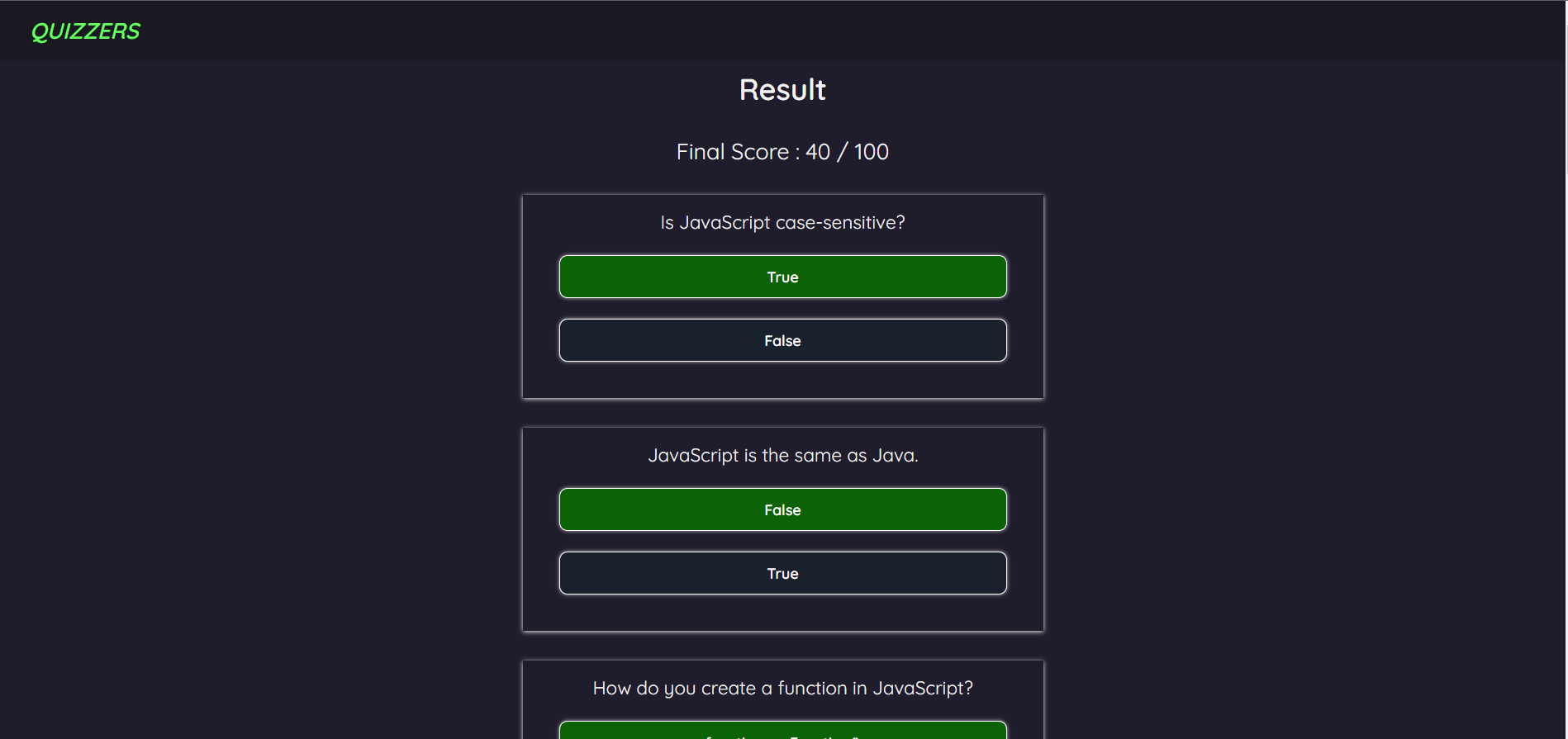 GitHub - srv-pranjal/quizzers: A Web based Quiz Application for Developers to play along while ...