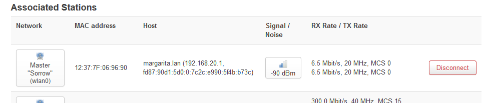 Wrong hostname/IP in "Associated Stations" list · Issue #5126 · openwrt/luci · GitHub