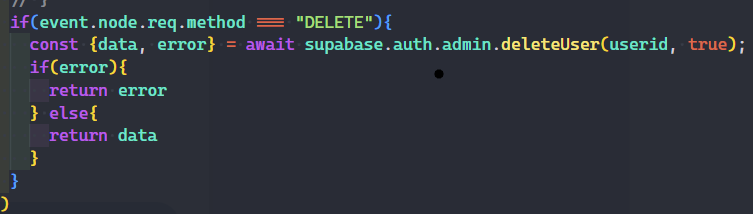 It will lose the login status once deleted the auth user · Issue #176 · nuxt-modules/supabase ...