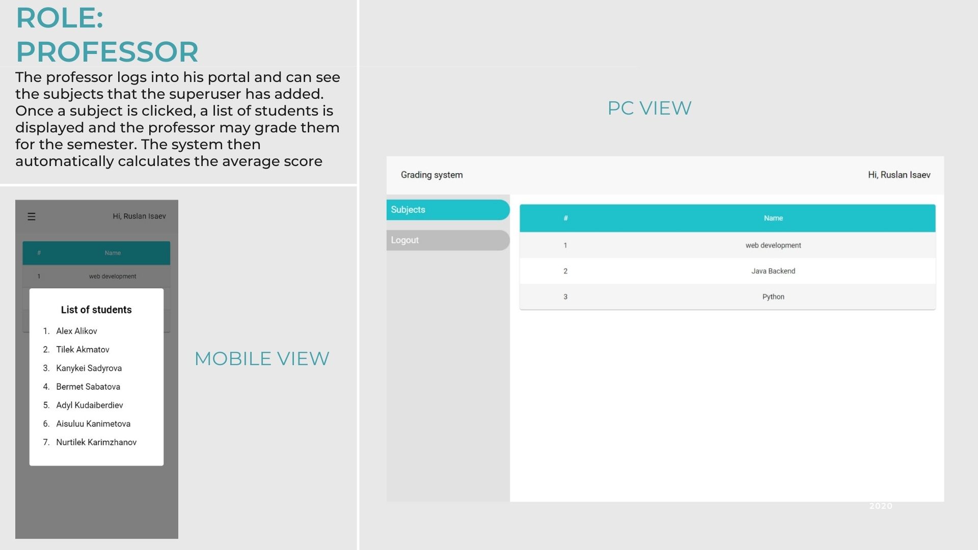 Github Szebiniso Grading System