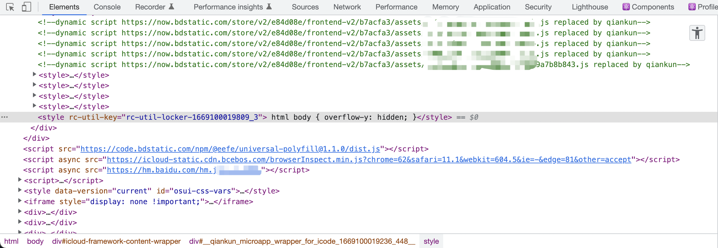 qiankun 下 css 位置被劫持，导致 Modal 的 ScrollLock 不能解除 · Issue #38845 · ant-design/ant-design · GitHub