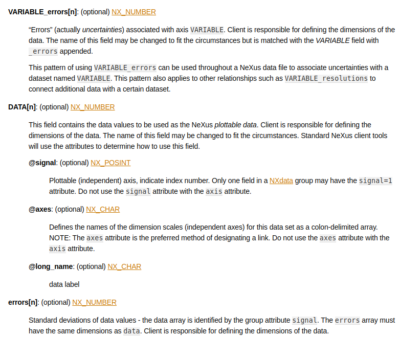 DOC BUG: NXsample field names have shape info in the manual · Issue #936 · nexusformat ...