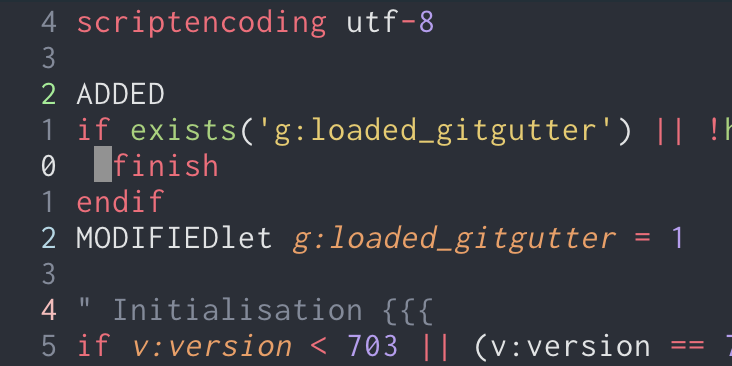 Line number highlights without signs · Issue #757 · airblade/vim-gitgutter · GitHub