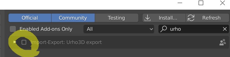 Failure on enabling addon: No module named 'PIL' · Issue #16 · dertom95/Urho3D-Blender · GitHub