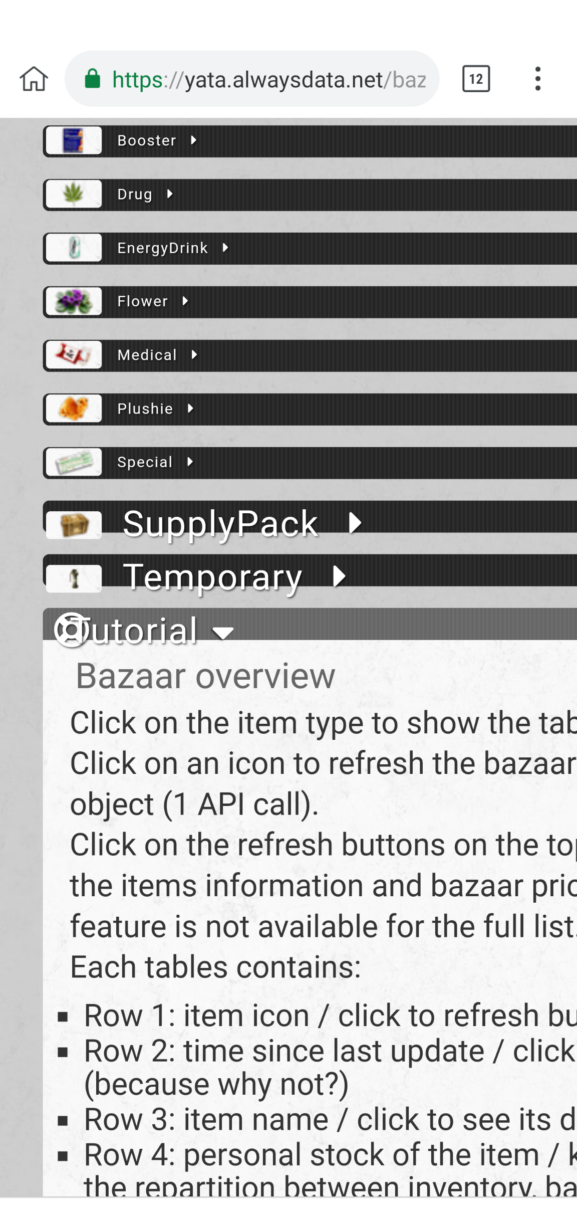 Solve some css/style issues · Issue #362 · Kivou-2000607/yata · GitHub
