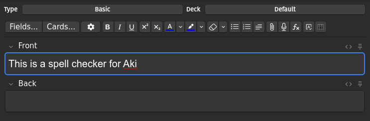 GitHub - ValentinSchmitz/spell-checker: A spell checker for Anki.