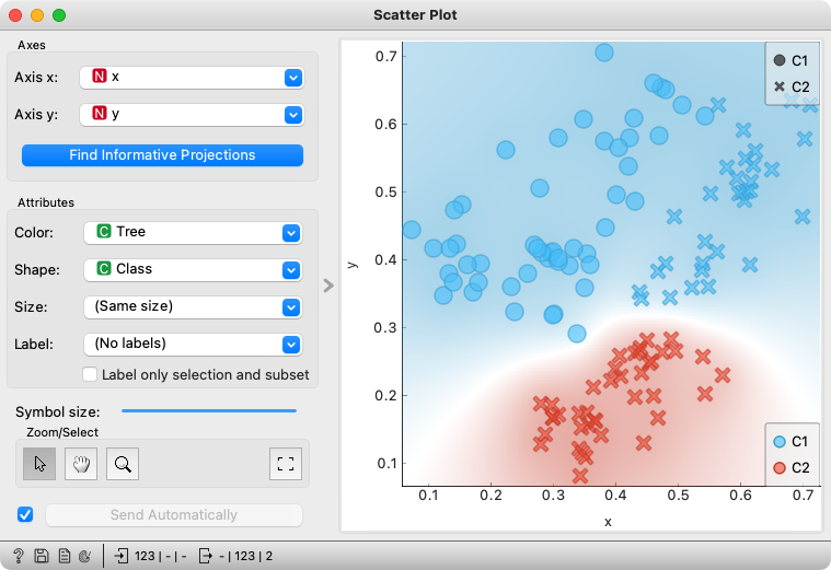 Combination of Paint Data and Scatter Plot crashes · Issue #6008 · biolab/orange3 · GitHub