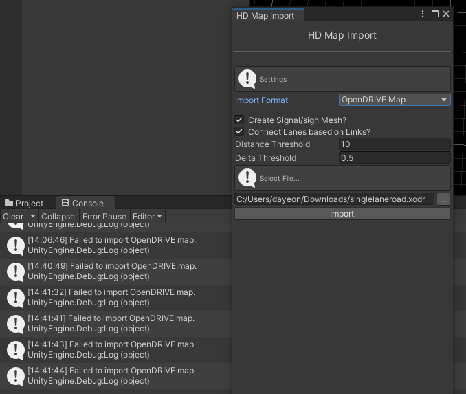 Failed To Import Opendrive Map Error · Issue 1893 · Lgsvl Simulator · Github