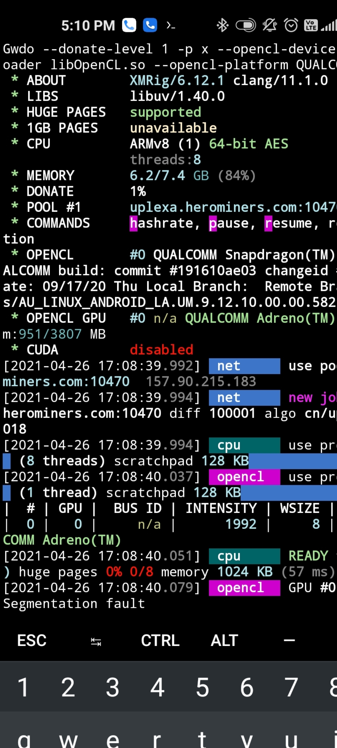 Selected OpenCL platform not found · Issue #1983 · xmrig/xmrig · GitHub